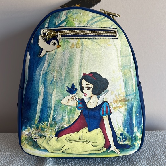 Loungefly | Bags | Nwt Loungefly Disney Snow White Forest Scene Mini ...